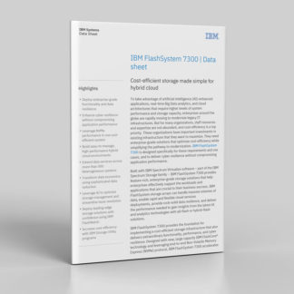 IBM FlashSystem 7300 Datasheet - Covenco