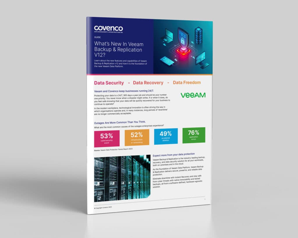 What’s New In Veeam Backup & Replication V12? - Covenco