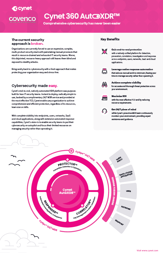 Cynet 360 AutoXDR: Comprehensive cybersecurity has never been easier ...
